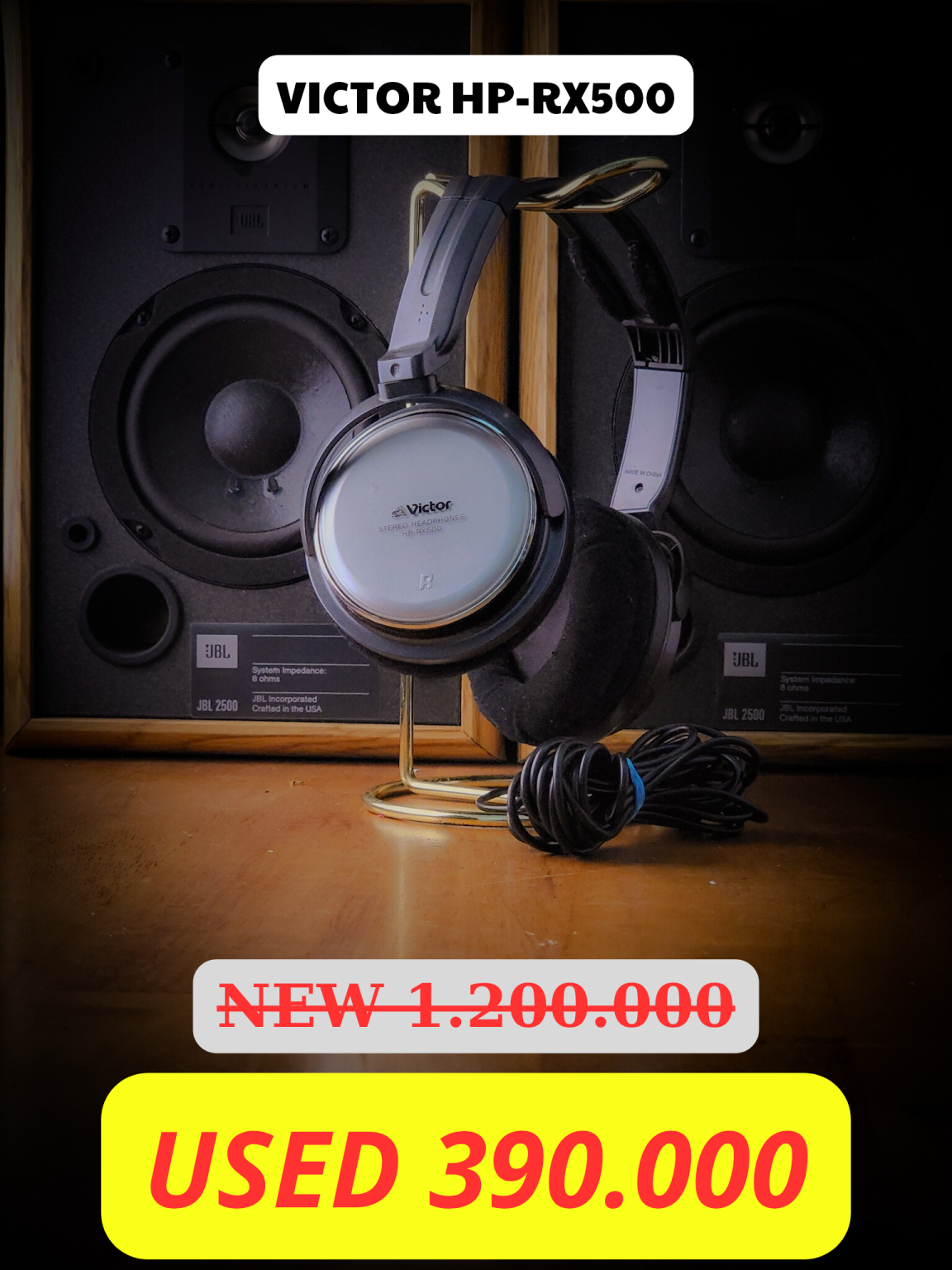 Tai nghe VICTOR HP-RX500 cũ giá rẻ - Audio2nd